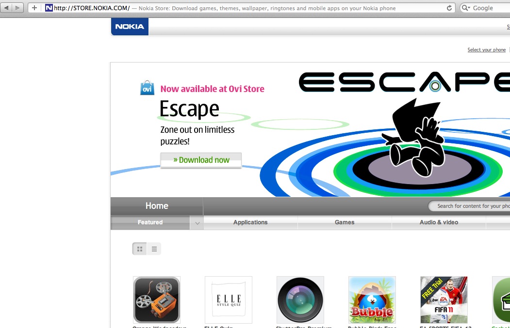 Nokia Store now accessible at Store.Nokia.Com : My Nokia Blog - 200