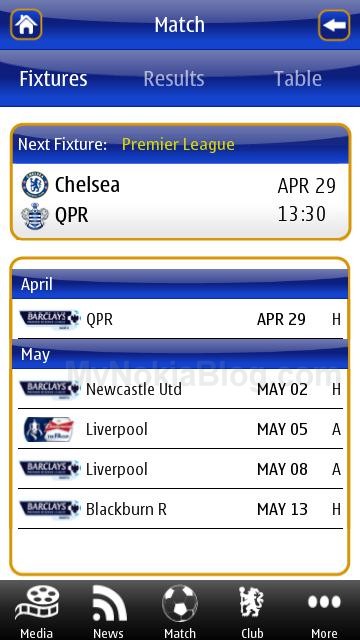SymbianApps: Chelsea FC Nokia app ahead of UEFA Champions League Final ...