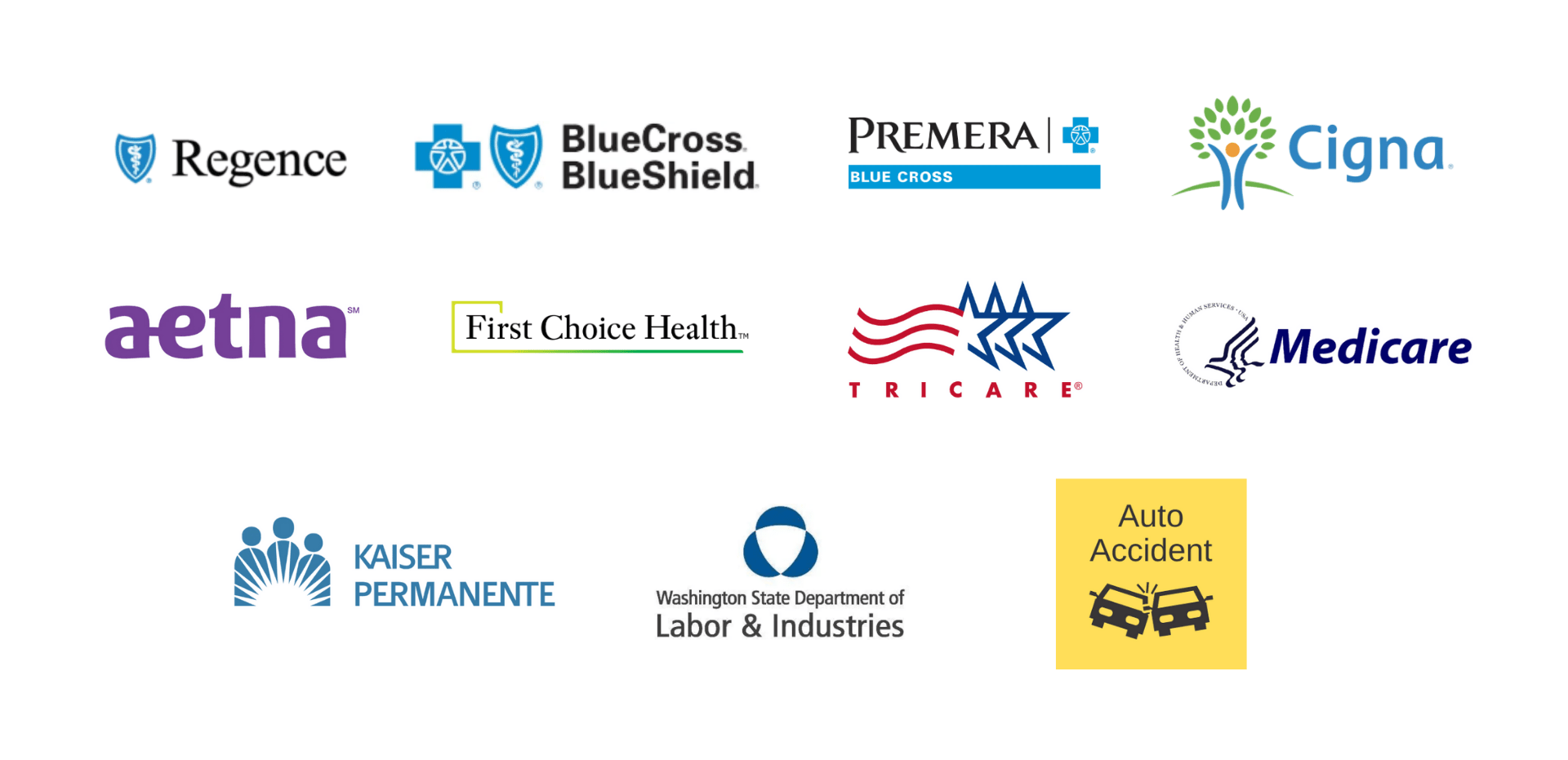 Insurances We Work With - My Restorative PT