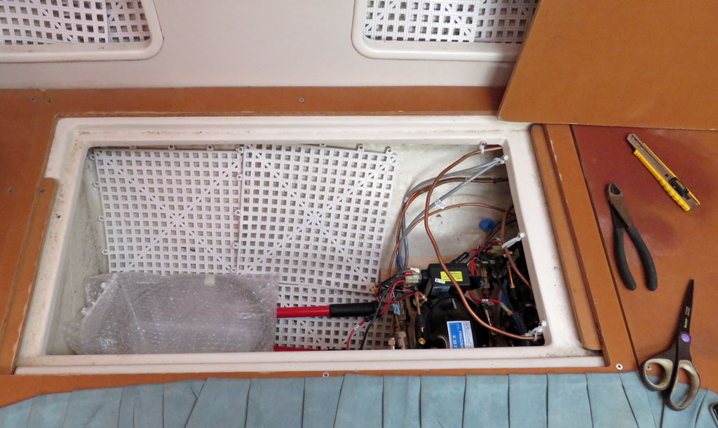 Refrigeration Refit, Part III: Frigoboat Keel Cooled System – My ...