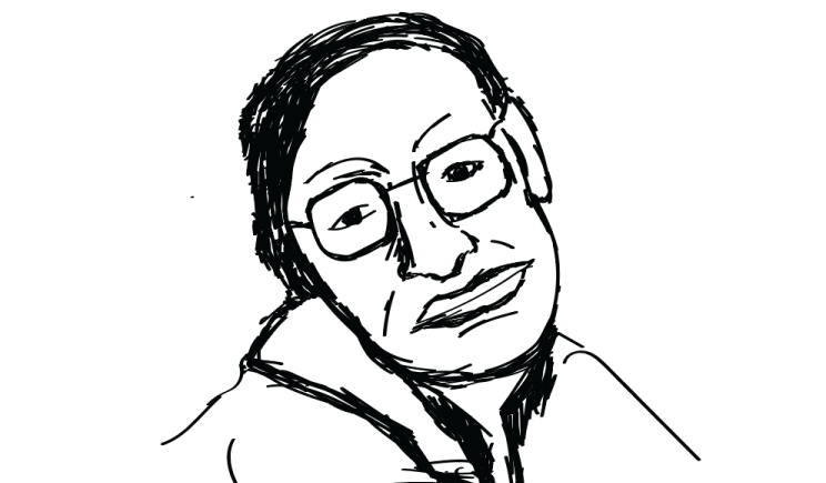 How To Draw Stephen Hawking doodle|Follow basic steps - Myschoolcredits