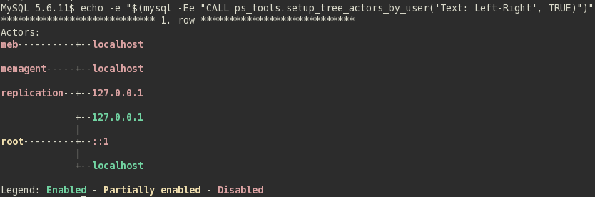 Easier Overview of Current Performance Schema Setting — Jesper's MySQL Blog
