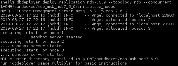 Testing Mysql Ndb Cluster With Dbdeployer — Jespers Mysql Blog