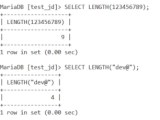 Mysql Length Function How To Measure The Length Of Strings In Bytes
