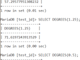 Mysql Radians And Degrees With Easy Examples Mysqlcode