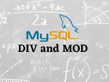 Mysql Div And Mod Easy Examples To Find The Quotient And Remainder In