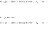 Mysql Lpad And Rpad Add Arbitrary Characters To A String Mysqlcode