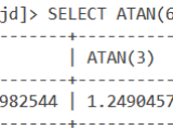 Mysql Atan And Atan2 Functions Finding The Arc Tangent Of An