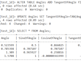 Mysql Tan How To Find The Tangent Of An Angle In Mysql Mysqlcode