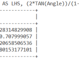 Mysql Tan How To Find The Tangent Of An Angle In Mysql Mysqlcode