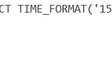 Mysql Time Format Mysqlcode