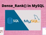 Mysql Dense Rank Function An Easy Reference Mysqlcode