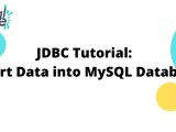 Insert Data Into Mysql Database Using Jdbc Mysqlcode