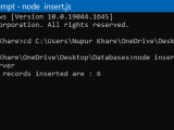 Insert Mysql Data Using Nodejs Mysqlcode