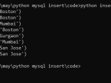 Python Mysql Select From Mysqlcode