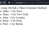 Php Mysql Retrieving Data From Table Mysqlcode
