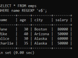 Mysql Regexp Search Using Regular Expressions In Mysql Tables Mysqlcode