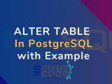 Postgresql Alter Table With Examples Mysqlcode