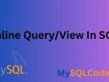 Introduction To Sql Inline Query Syntax And Examples Mysqlcode