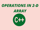 Sum Of Two Arrays 2 D Arrays