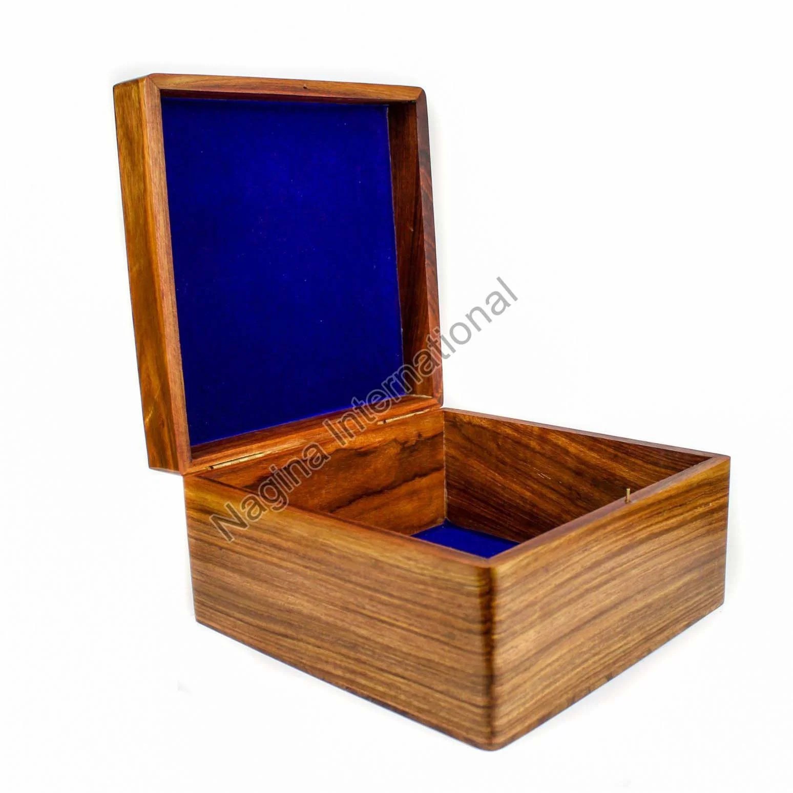 Large Rounded Corners Wooden Box – Nagina International