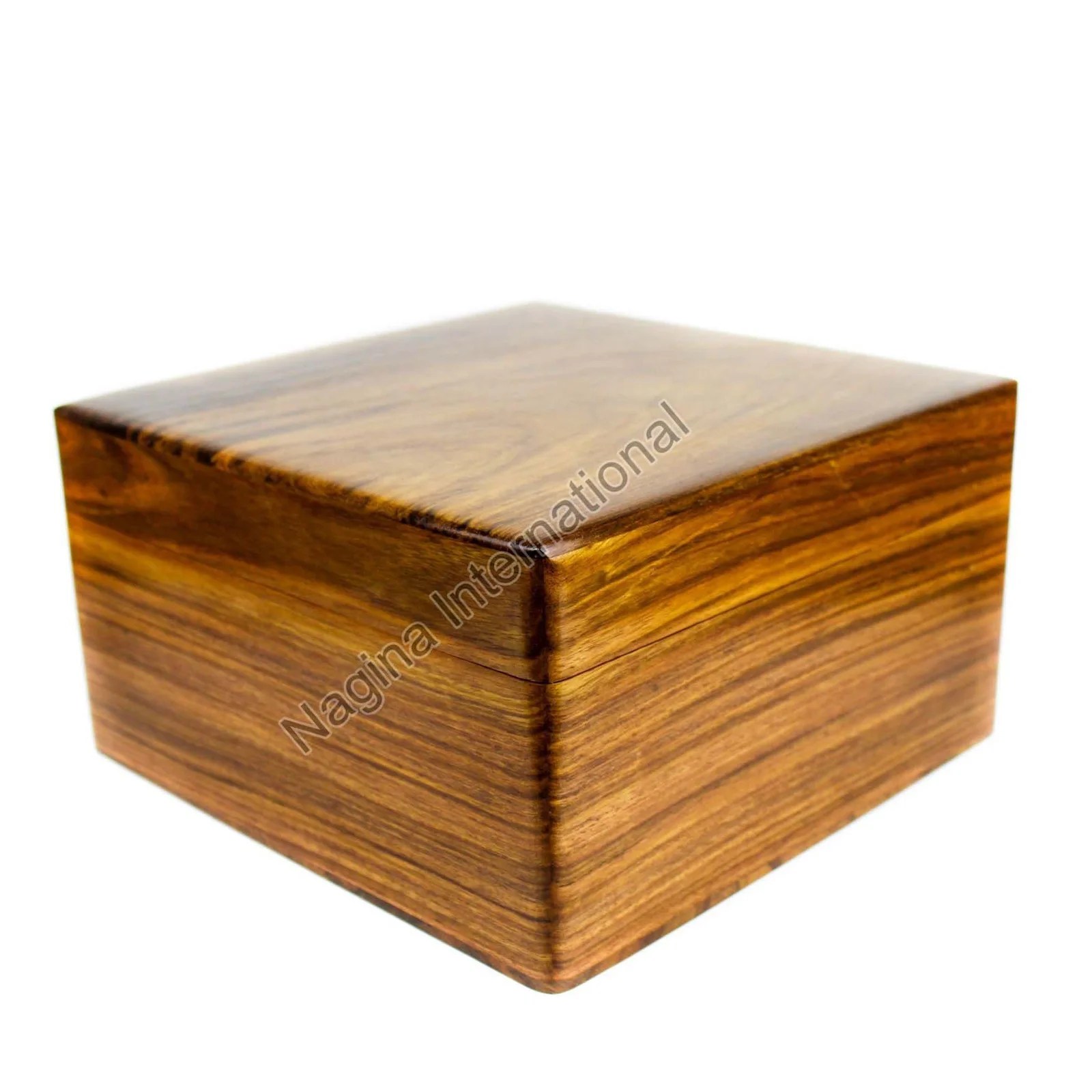 Large Rounded Corners Wooden Box – Nagina International