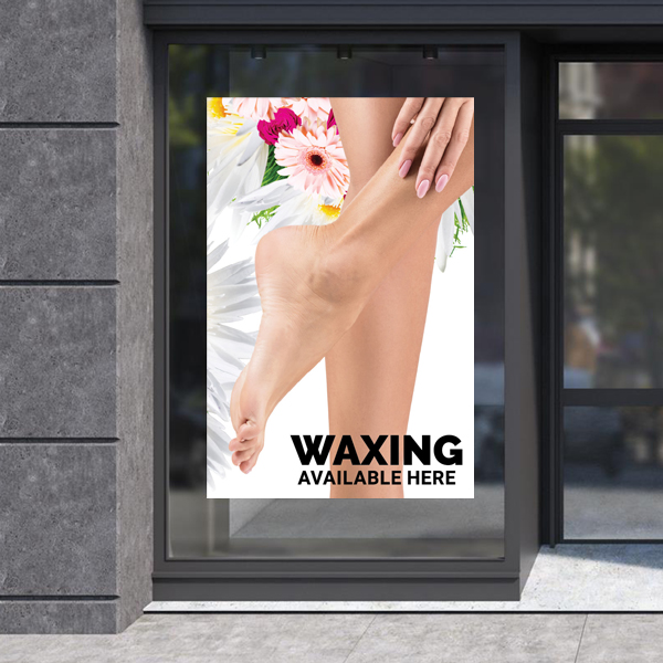 Waxing Decals – Nail Salon Spa Printing