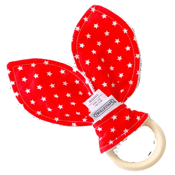 Bunny Ears Teething Rings – Nancy Stroop