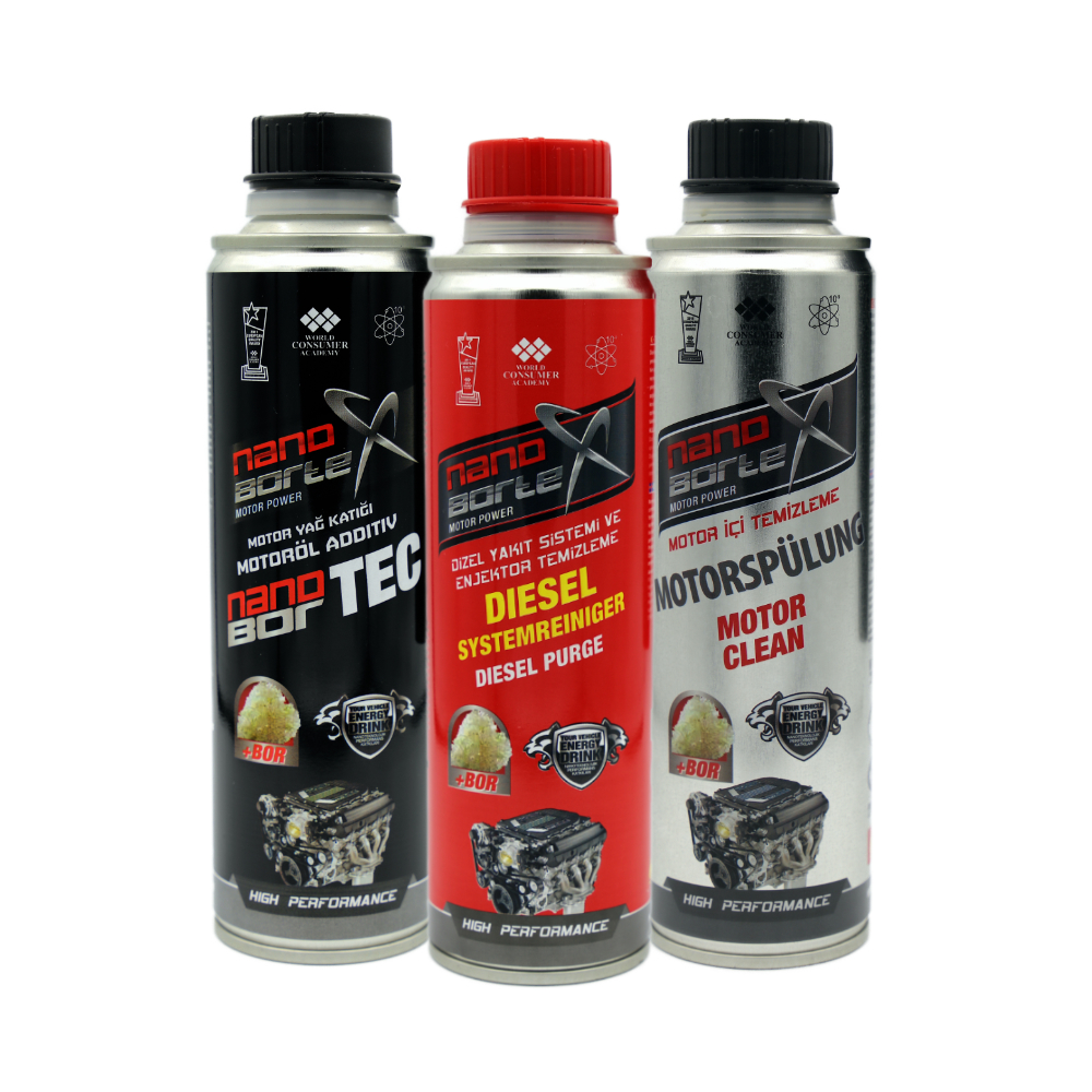 NanoBorTeX Motor-Power SET Angebot Öl Additiv + Diesel Zusatz ...