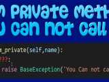 Private Methods In Python 2 Best Approaches