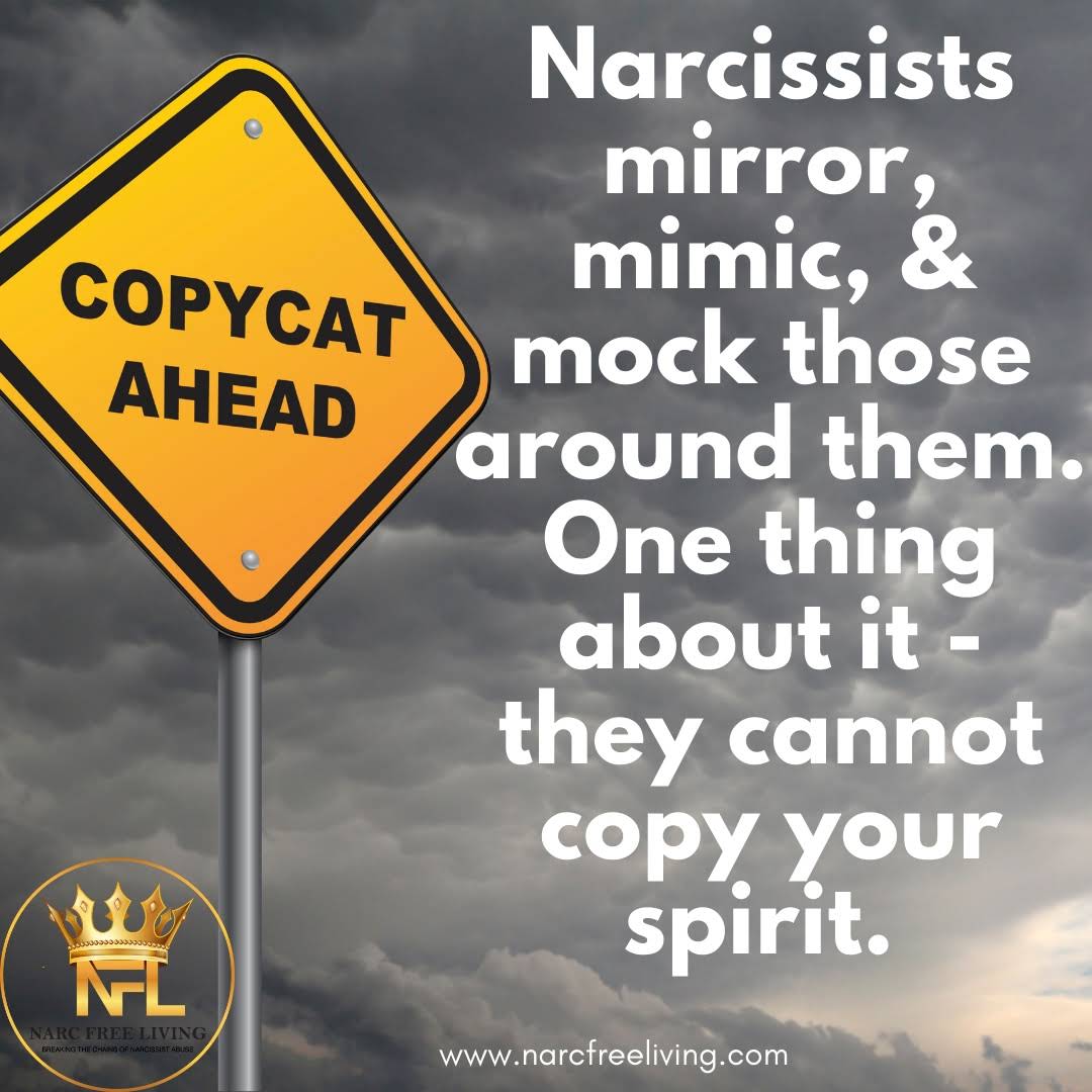 Narcissists: Copycats, Mirroring, & Mocking Spirits… – Narc Free Living®