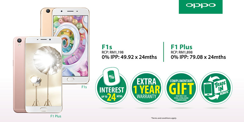 OPPO Brings F1s & F1 Plus to Senheng And senQ Nationwide | Nasi Lemak Tech