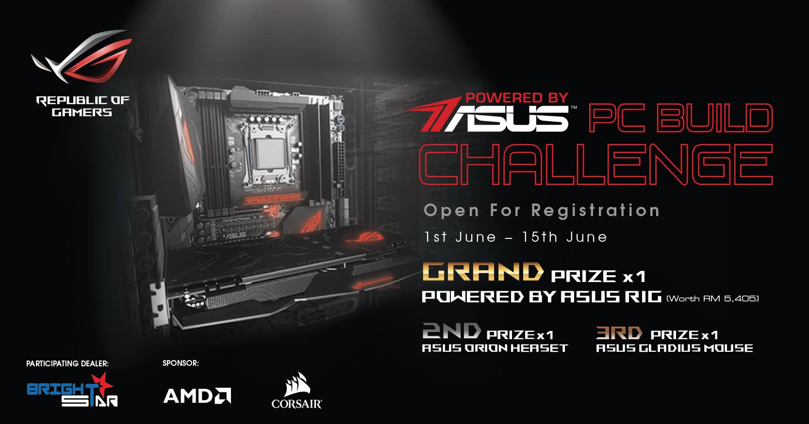 ROG Brightstar Announces Powered By ASUS PC Build Challenge | Nasi ...
