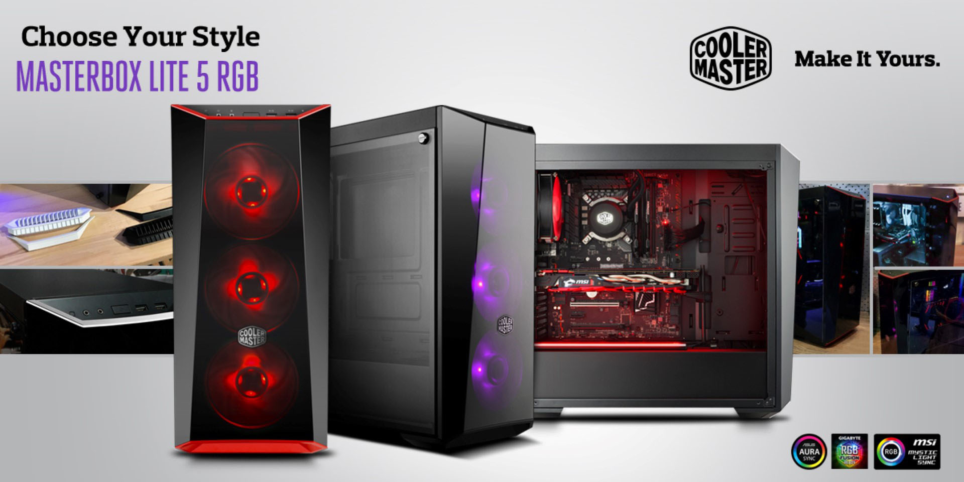 Cooler Master Announces MasterBox Lite 5 RGB | Nasi Lemak Tech