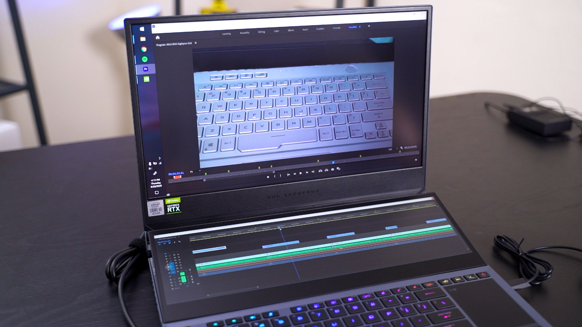 Here is our experience creating content on the ROG Zephyrus Duo ...