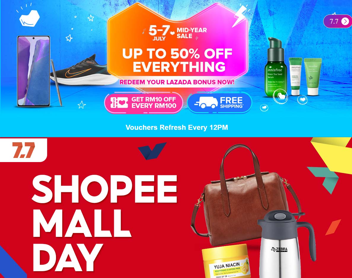 Check out all tech products going on sale during 7.7 on both Shopee and ...