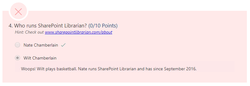 Embed quizzes and/or results in SharePoint using Microsoft Forms | Nate ...