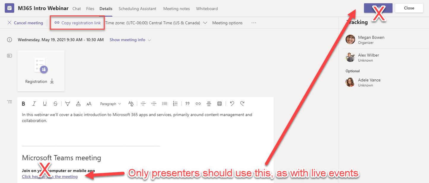 How to schedule a Microsoft Teams webinar | Nate Chamberlain