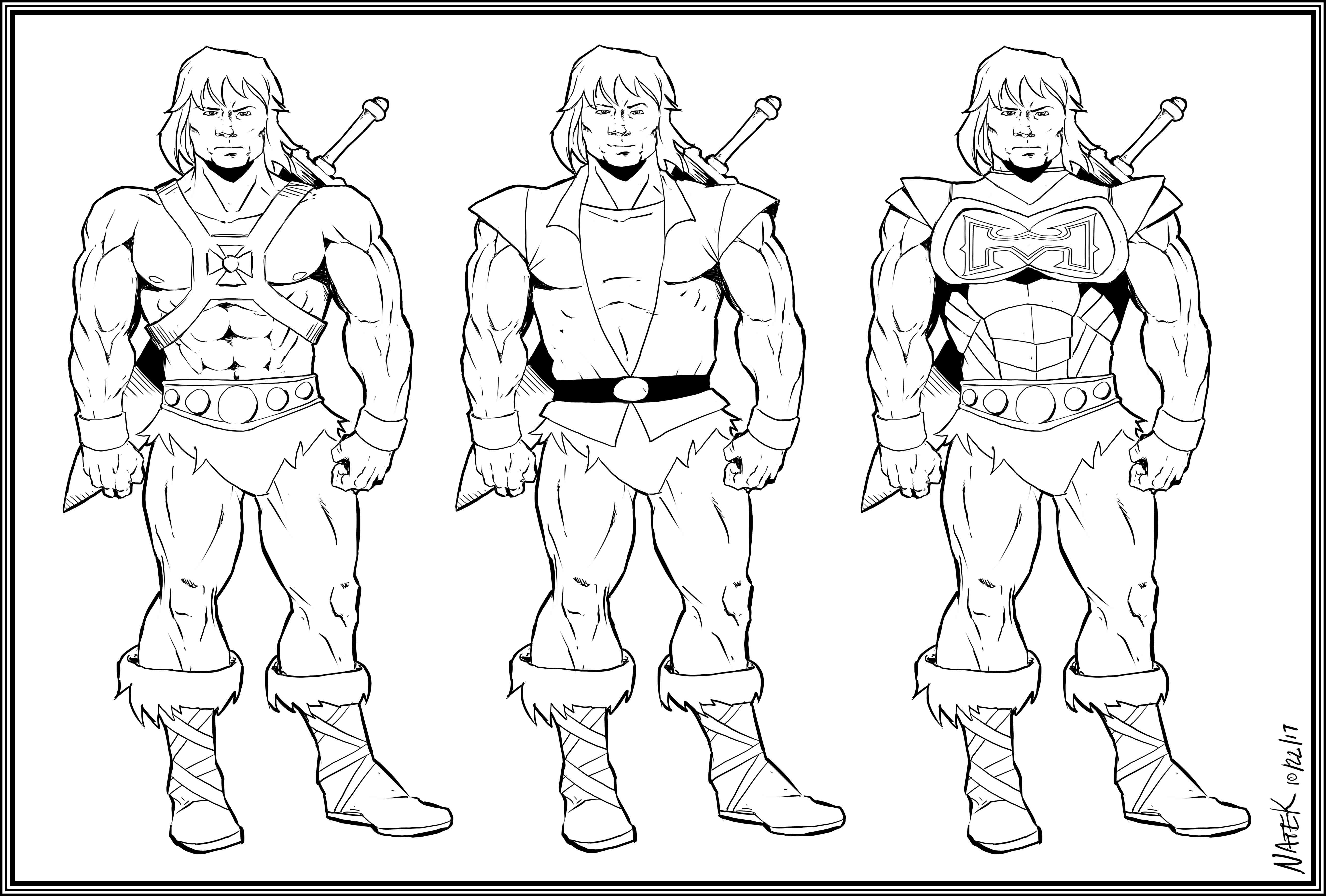 He-Man / Prince Adam / Battle Armor He-Man - nathankroll.com