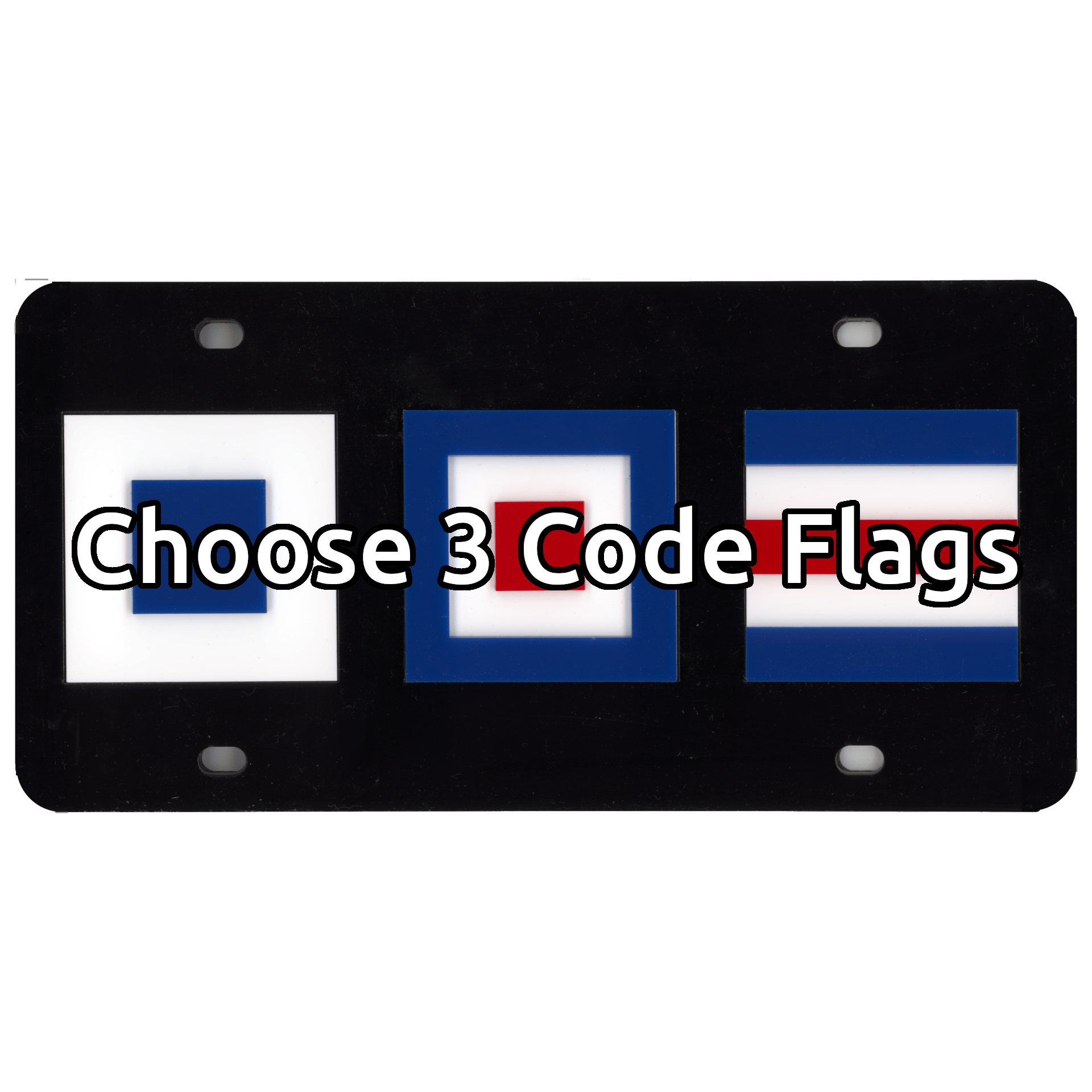Choose Three Code Flags – Flags On Cars