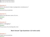 Class 11 Computer Science Programming Methodology Solution