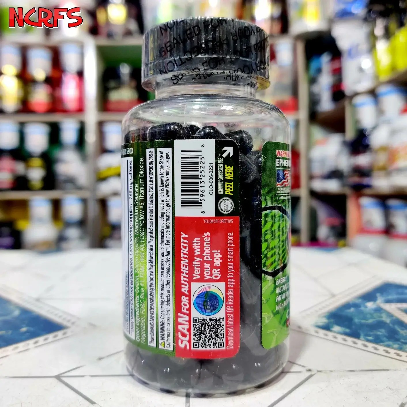 Cloma Pharma Black Spider Fat Burner 100 Capsules - NCR FOOD Supplements