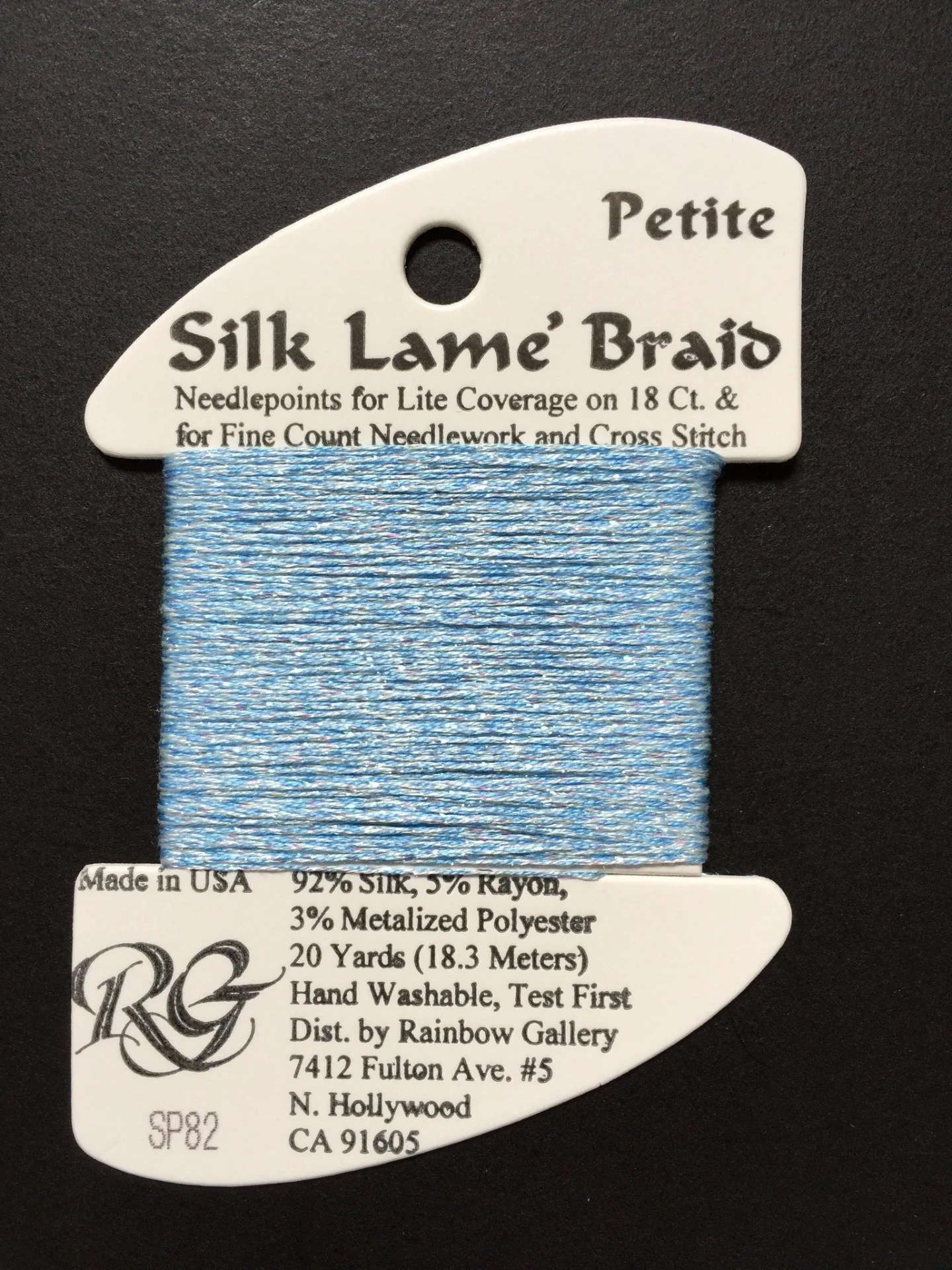 Silk Lame Braid Petite Needlepoint Joint