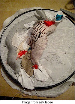 Tutorial: Fabric collage – Craft Gossip