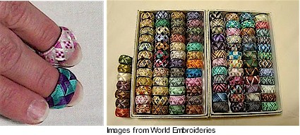 Thimbles too pretty to use – Needle Work