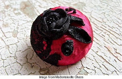 Tutorial: Embroidered fabric buttons – Needle Work