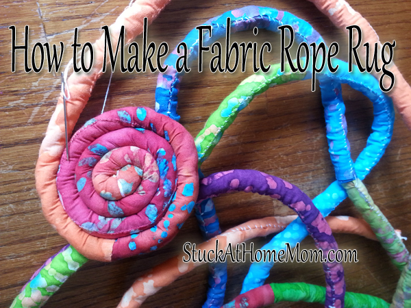 How To Make A Fabric Rope Rug – Needle Work