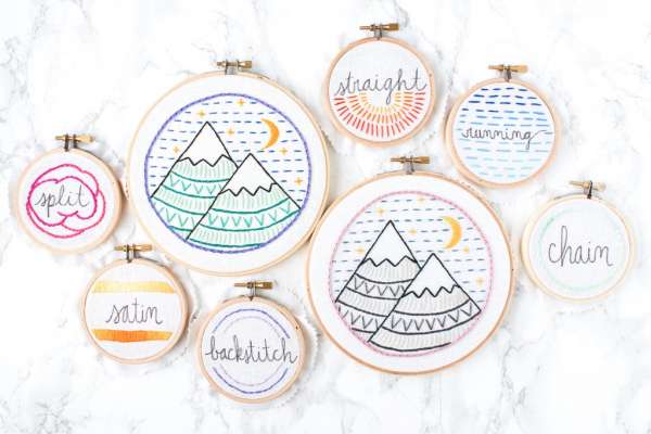 Free Hand Embroidery Sampler Project – Needle Work