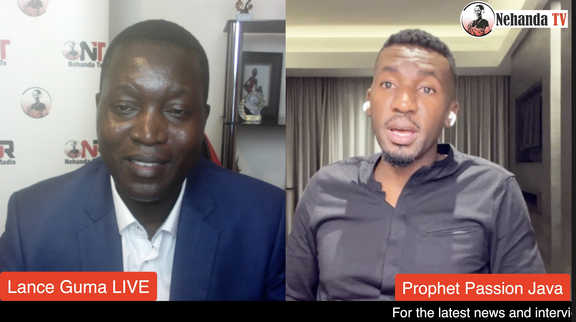 Lance Guma interviews Prophet Passion Java on a variety of subjects ...
