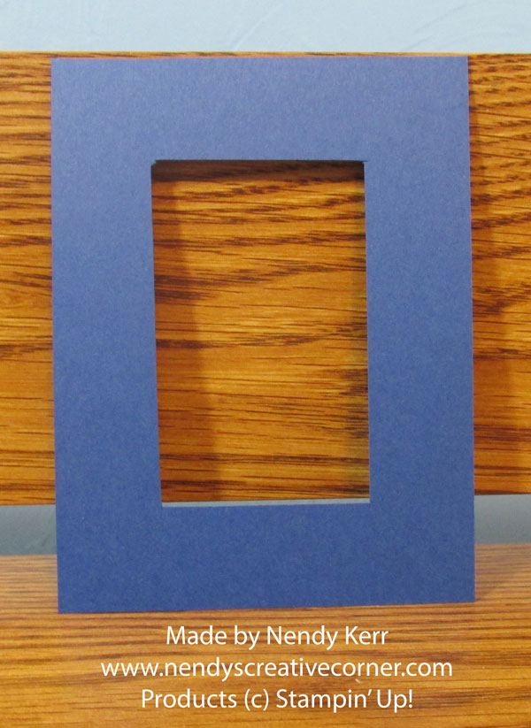 Cut a Rectangle Frame with your Paper Trimmer - Nendy's Creative Corner